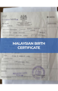 Certified Translation of Malaysian Birth Certificate from Malay to ...