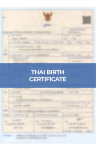 Certified Translation of Thai Birth Certificate from Thai to English ...