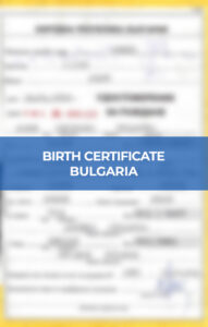 Certified Translation of Bulgarian Birth Certificate from Bulgarian to ...